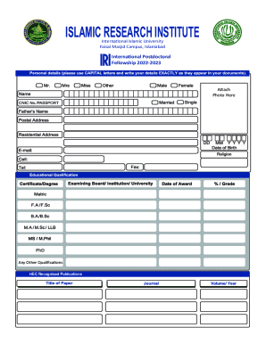 Fillable Online Registration-Form-3.pdf - Islamic Research Institute ...
