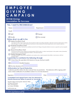 Fillable Online 8 Year-Round Employee Giving Campaign Ideas & Real ...