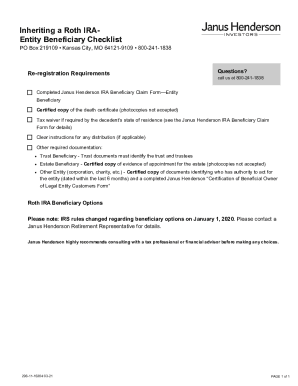Fillable Online Fillable Inheriting an IRA - Individual Beneficiary ...