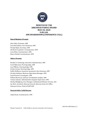 Fillable Online APB BOARDROOM (CONFERENCE CALL) Fax Email Print - pdfFiller