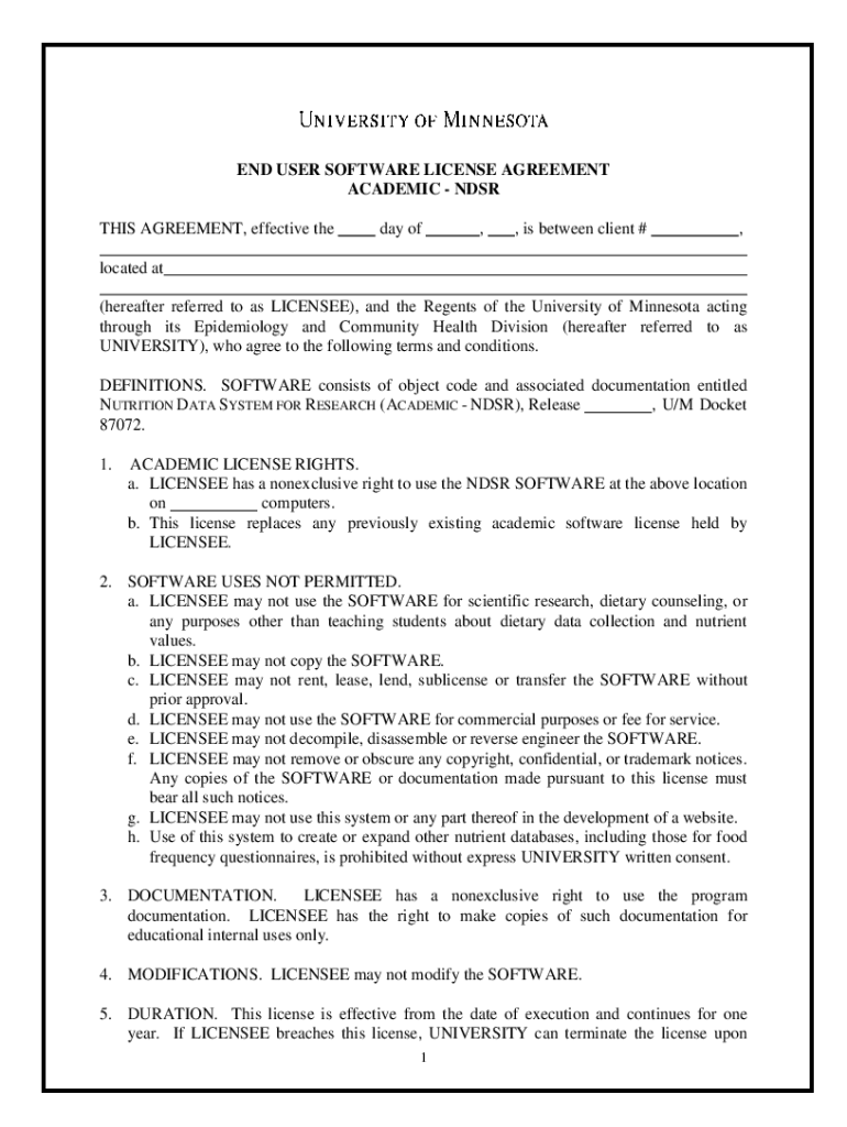 Fillable Online END USER LICENSE AGREEMENT - Bolt On Technology Fax ...