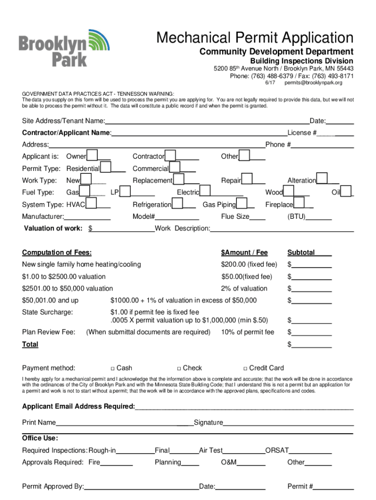 Fillable Online Permit and License Applications - City of North Branch Fax Email Print - pdfFiller