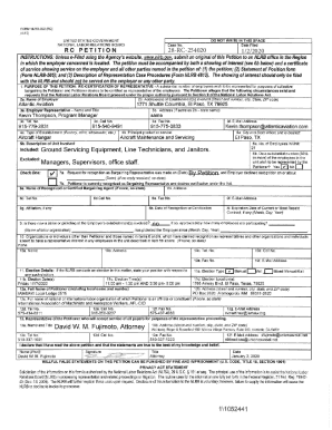 Fillable Online FORM NLRB-502 (RC) - RC Petition.pdf Fax Email Print ...