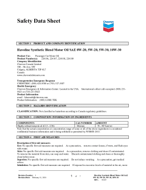 Fillable Online SAFETY DATA SHEET - Cenex Fax Email Print - pdfFiller