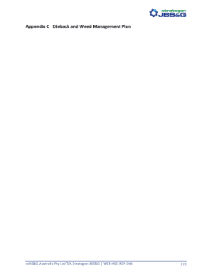 Fillable Online Weed Management Plan Template Fax Email Print - pdfFiller