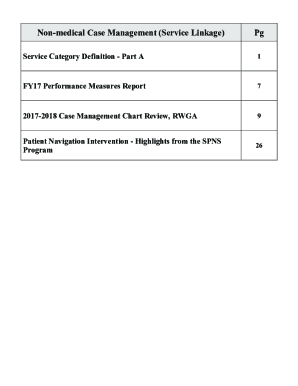Fillable Online Non-Medical Case Management Service Delivery Model Fax ...