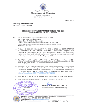 Fillable Online unnumbered memorandum - Schools Division of Nueva ...