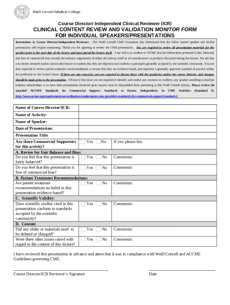 Clinical Content Review and Validation - cme.ouhsc.edu Doc Template | pdfFiller
