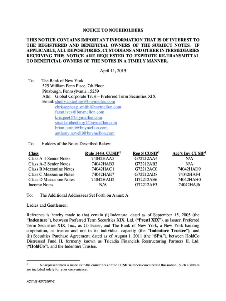 Fillable Online this notice contains important information that is of ...