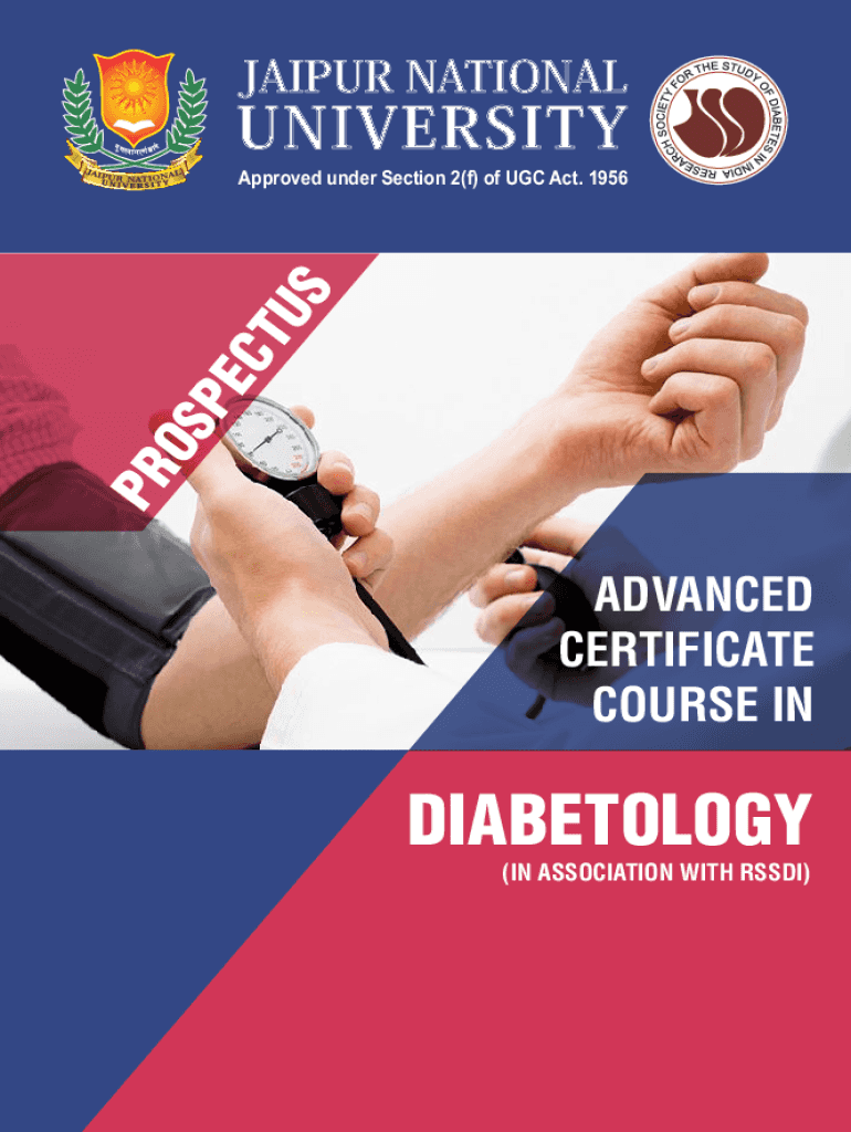 Fillable Online Approved under Section 2(f) of UGC Act PROSPECTUS ...