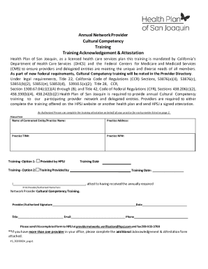 Fillable Online New Provider Orientation/Training Acknowledgement Form ...