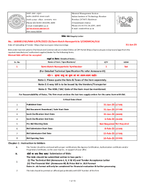 Fillable Online Iit roorkee - Indian Institute of Technology Roorkee ...