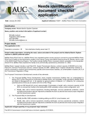 Fillable Online ANID Checklist Application Form Fax Email Print - pdfFiller