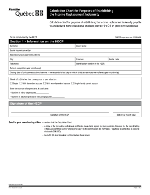 Fillable Online Download Form FO-1000A "Calculation Chart for Purposes ...