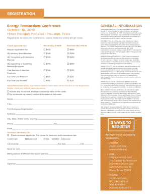 Fillable Online REGISTRATION 4 WAYS TO REGISTER 3 WAYS TO REGISTER Fax ...