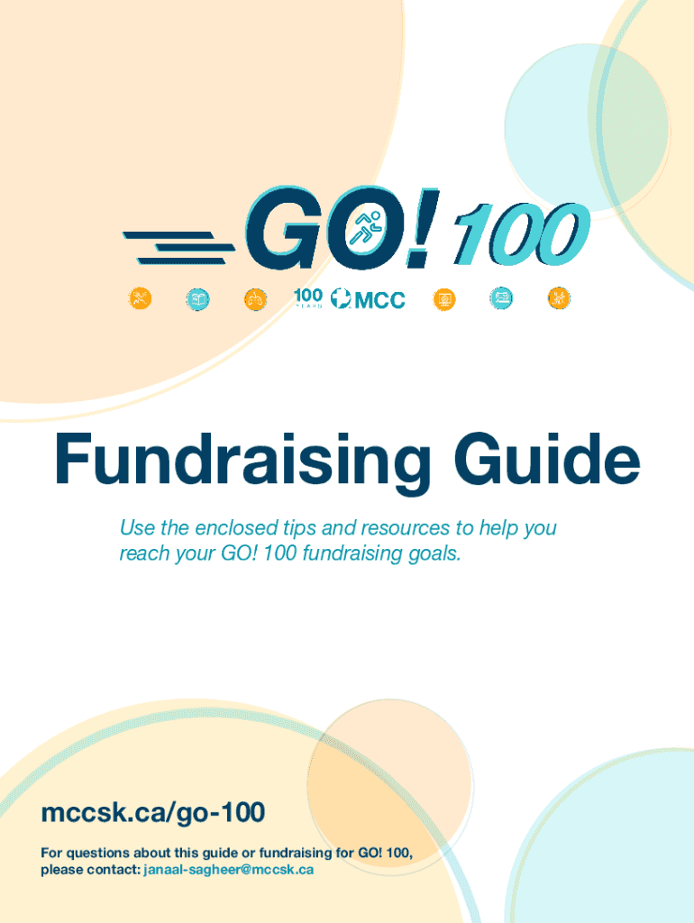 Fillable Online Fundraising Checklist: Set Goals for Your Next ...