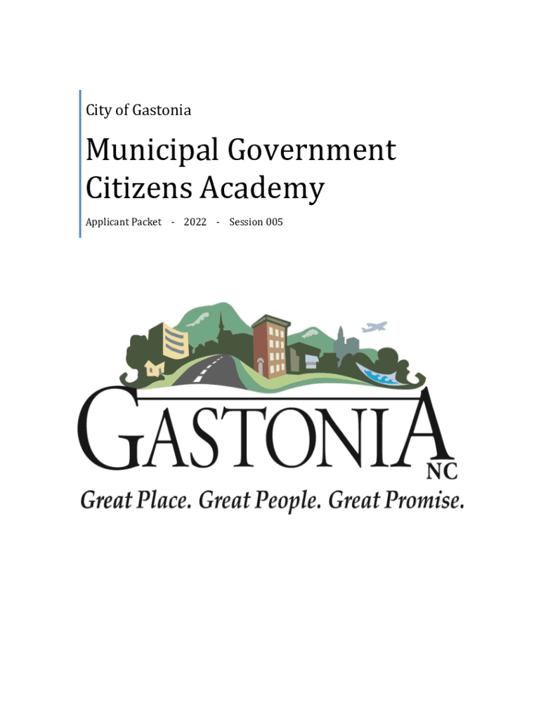 Fillable Online Citizens Police Academy. Applicant Packet Fax Email ...