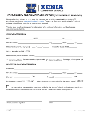 Fillable Online Open Enrollment Between DistrictsDavenport Community ... Fax Email Print - pdfFiller