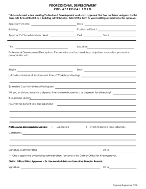 Fillable Online Pre-Approval Form: To be submitted prior to engaging in ...