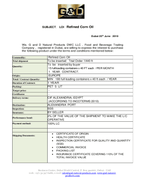 Fillable Online GRAS Notice 704, Corn oil (by-product of ethanol ...