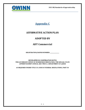 Fillable Online (SAMPLE) AFFIRMATIVE ACTION PLAN ADOPTED BY ... Fax Email Print - pdfFiller