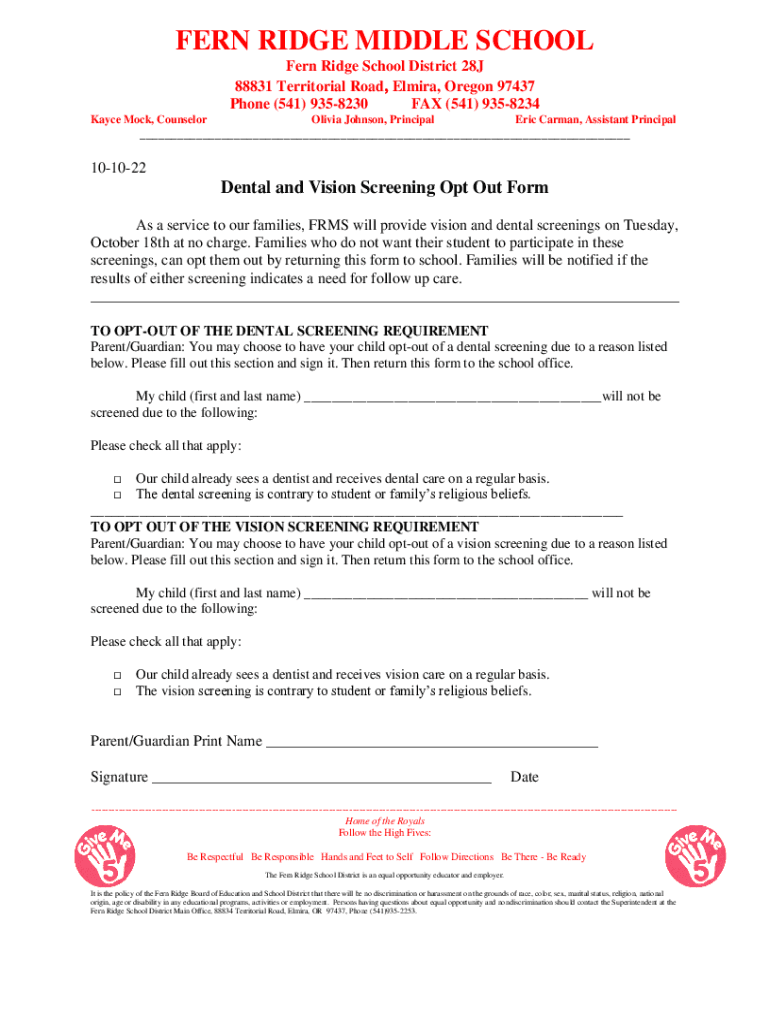 Fillable Online 88831 Territorial Road Elmira, Oregon 97437 Fax Email ...