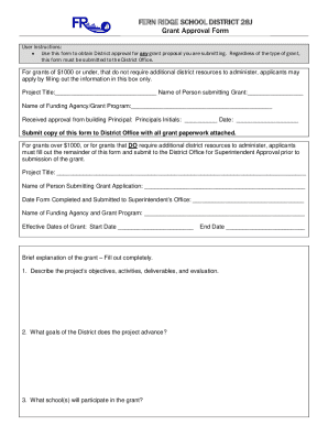 Fillable Online Grant Request Approval Form - Eudora Schools Sites Fax ...