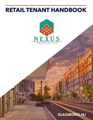 Fillable Online RETAIL TENANT HANDBOOK Fax Email Print - pdfFiller
