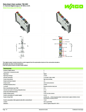 Fillable Online Digital Output Modules - Controller Service and Sales ...