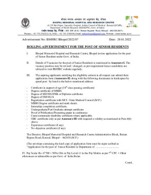 Fillable Online Department of Health Research (MoH&FW), Govt Fax Email ...