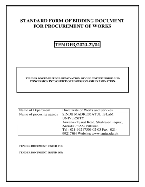 Fillable Online Standard Bidding Documents and ... - Asian Development Bank Fax Email Print ...