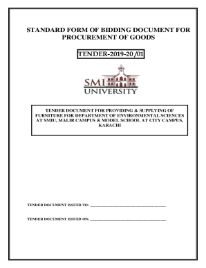 Fillable Online Procurement Policy Note: Standard Selection ...