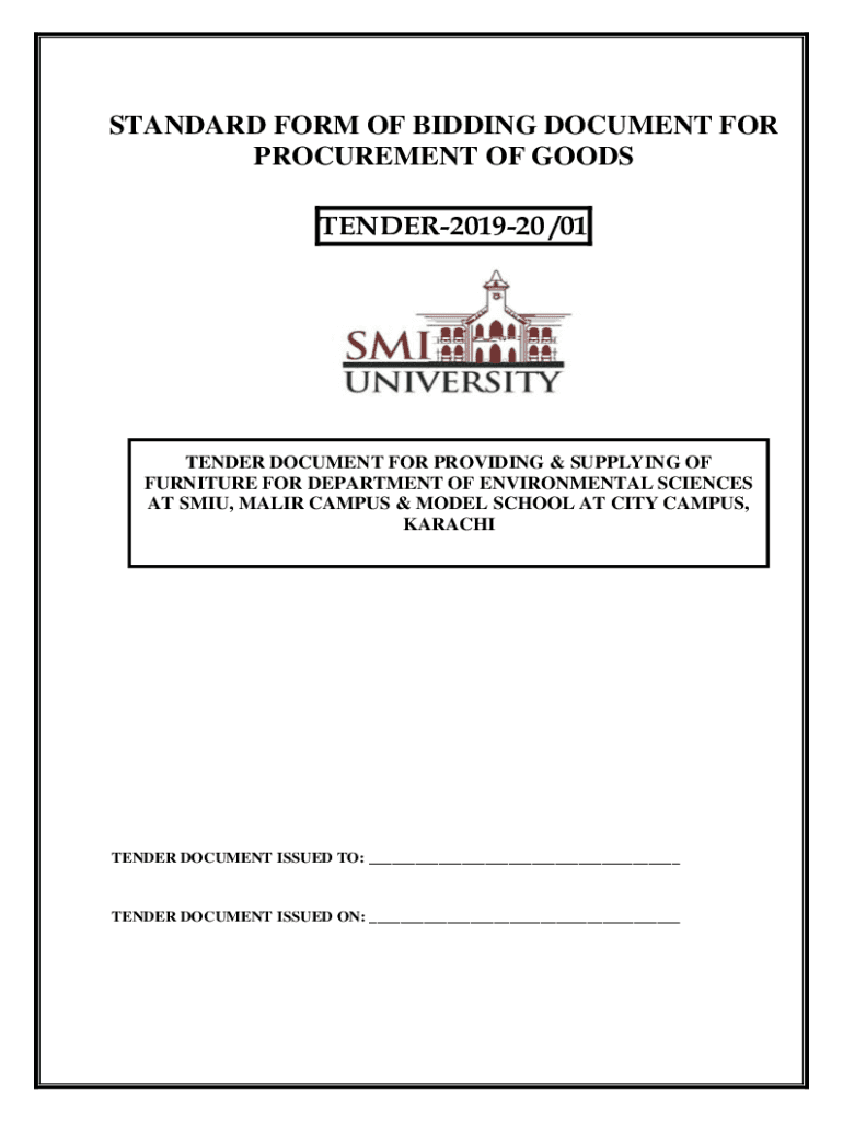 Fillable Online Procurement Policy Note: Standard Selection ...
