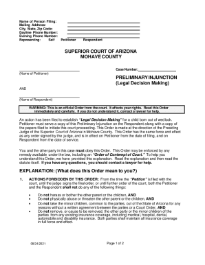 Fillable Online Mohave Superior Court - Fill Online, Printable ...