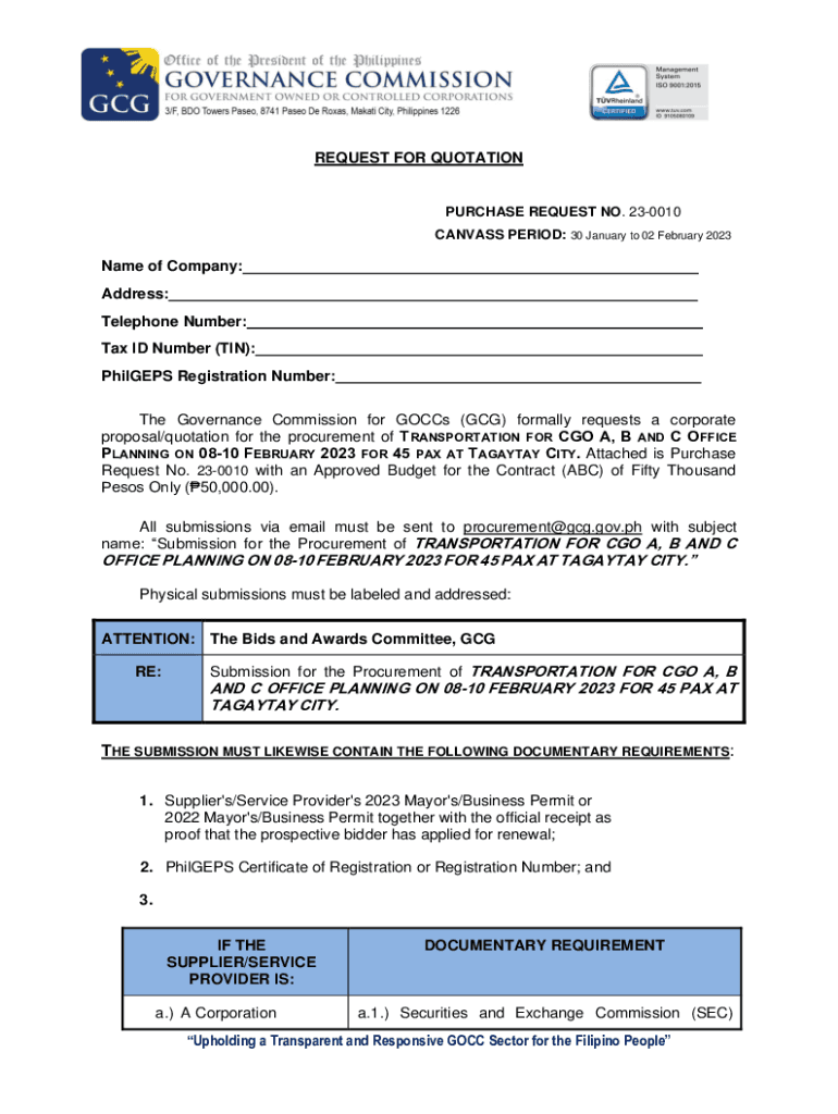 Fillable Online gcg gov New Format of PhilGEPS Certificate of Platinum Membership Fax Email ...