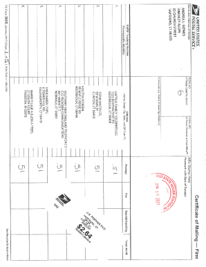 Fillable Online Certificate of Mailing Firm Fax Email Print - pdfFiller