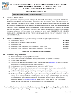 Fillable Online Capacity encumbrance letter (CEL) Application.pdf Fax ...