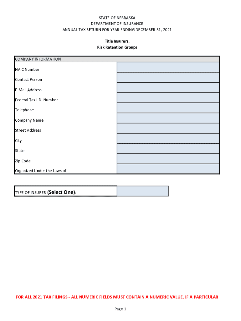 Fillable Online Premium Tax Forms / State Filing Checklist Fax Email Print - pdfFiller