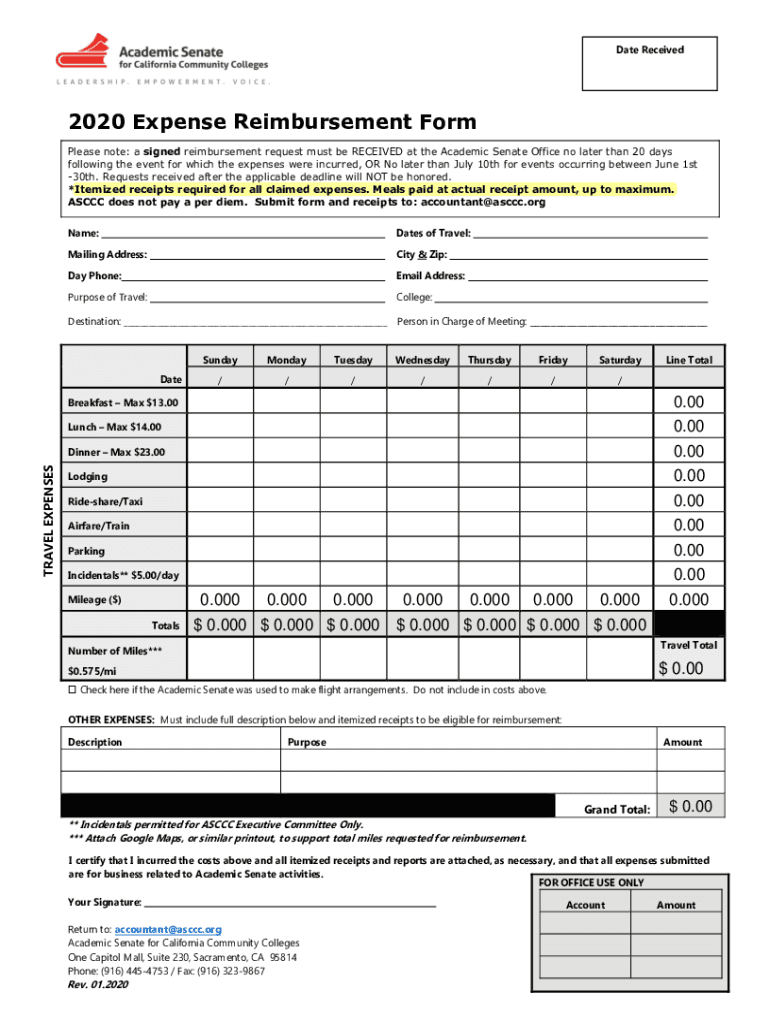 Fillable Online Reimbursement Request FormPitt HR Fax Email Print - pdfFiller