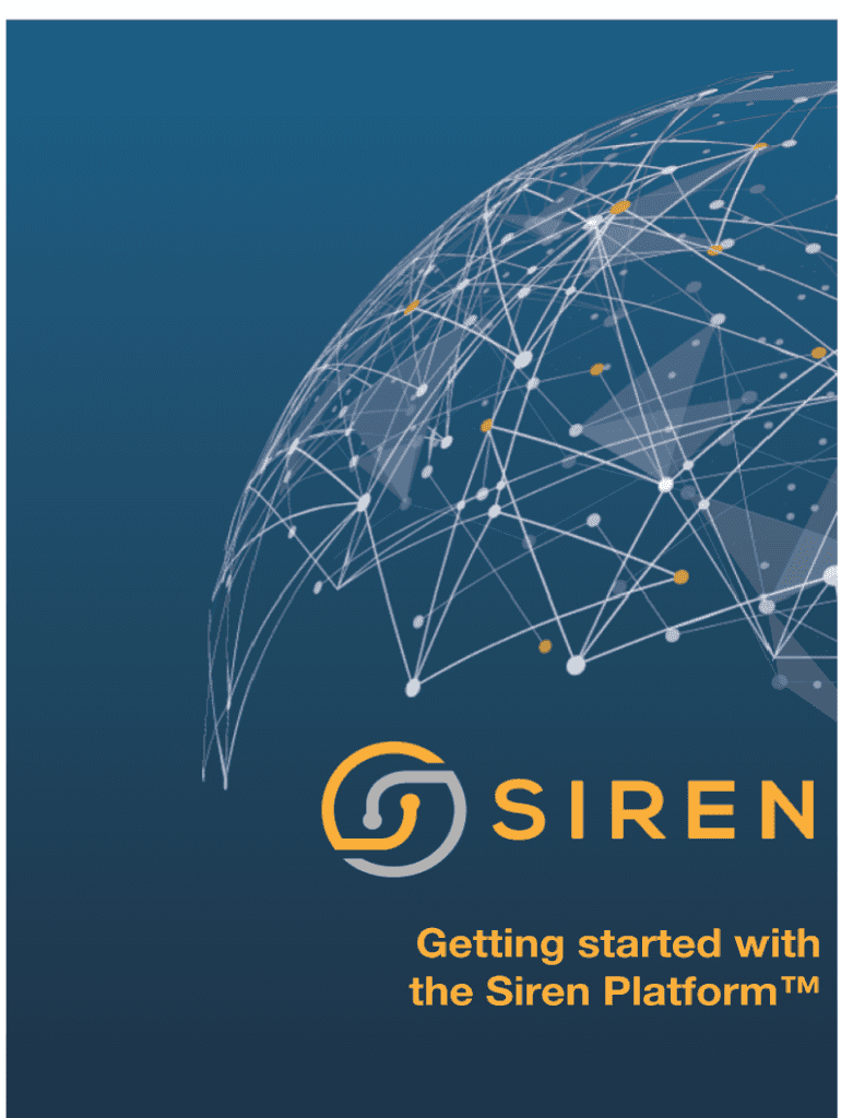 Fillable Online Siren Forms Strategic Partnership with ShadowDragon ...