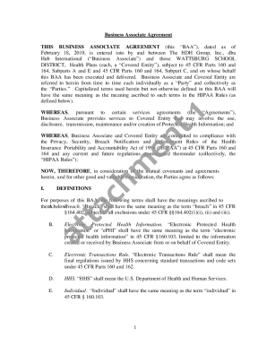 Fillable Online Sample Business Associate Contract Provisions Fax Email ...
