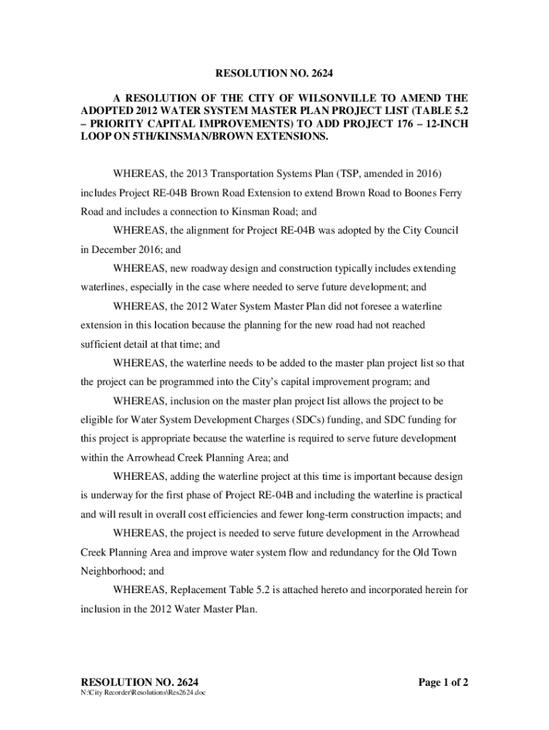 Fillable Online Wilsonville City Hall Development Review Board Panel A ...