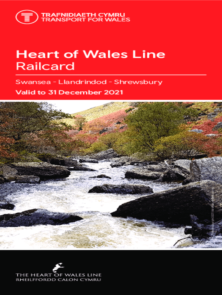 Fillable Online The Heart of Wales railway lineDays out Fax Email Print - pdfFiller