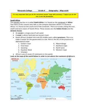 Fillable Online Map Skills Grade 4 Workbook (Teacher-Made) - Twinkl Fax ...