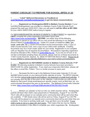 Fillable Online Get-Ready-for-School ChecklistsPBS KIDS for Parents Fax Email Print - pdfFiller