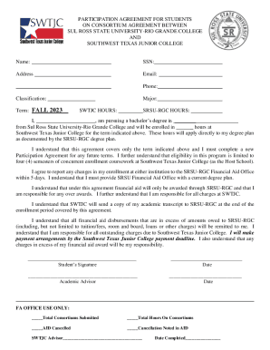 Fillable Online library services agreement southwest texas ... Fax ...