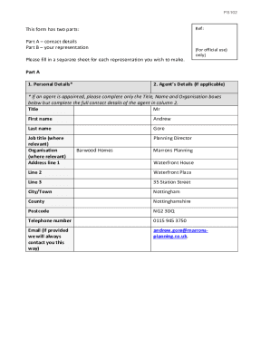 Fillable Online your representation Please fill in a separate sheet for each rep Fax Email Print ...