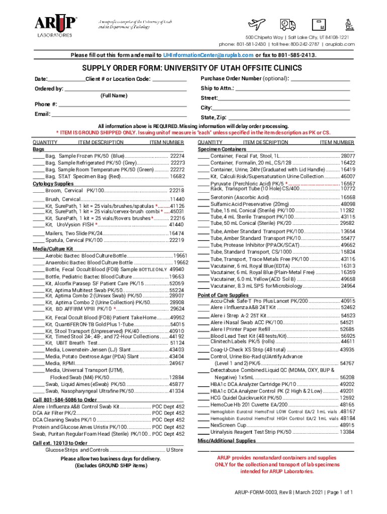Fillable Online Test Request Form Fax Email Print - pdfFiller