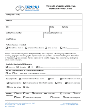 Fillable Online Community Advisory Board Application - Chicago - WTTW ...