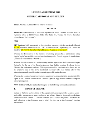 Fillable Online Approval by Licensor Sample Clauses - Law Insider Fax ...